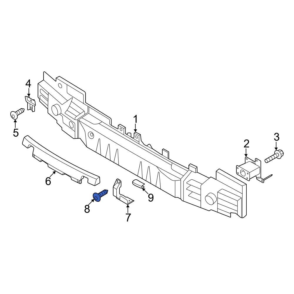 Genesis OE 1249305167E - Valance Panel Screw