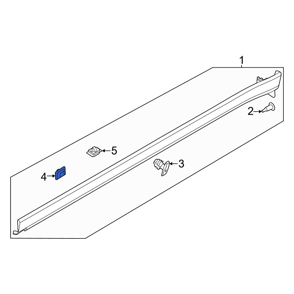 Genesis OE 877561F000 - Door Molding Clip