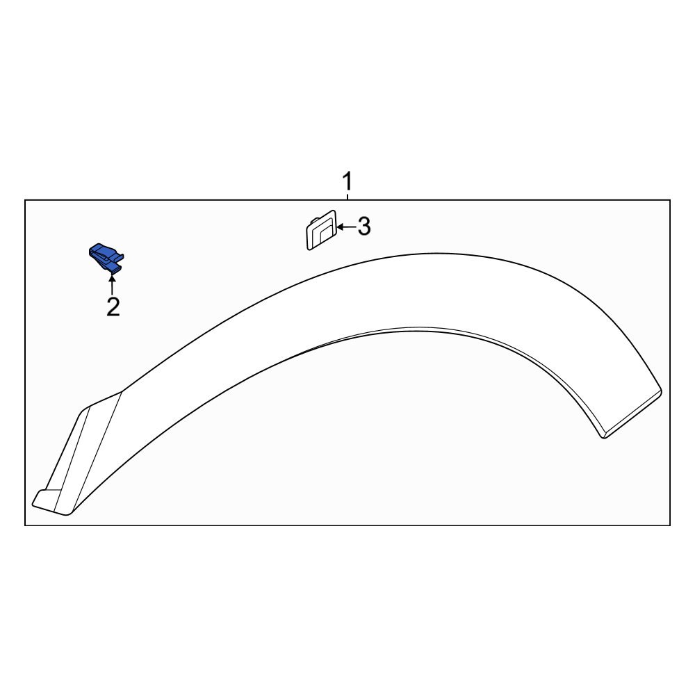 Genesis OE 847472L000 - Glove Box Clip