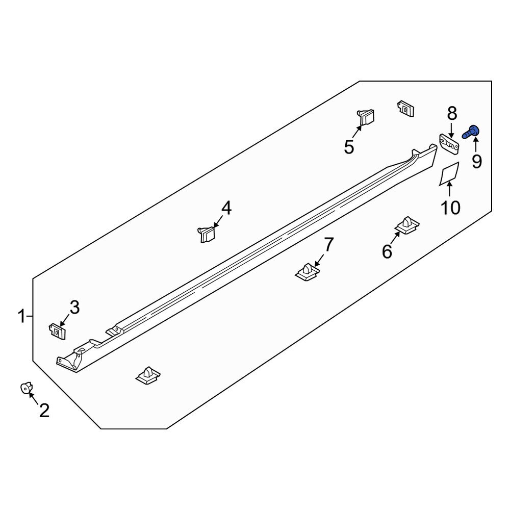 Genesis OE 1249305167E - Bumper Cover Screw