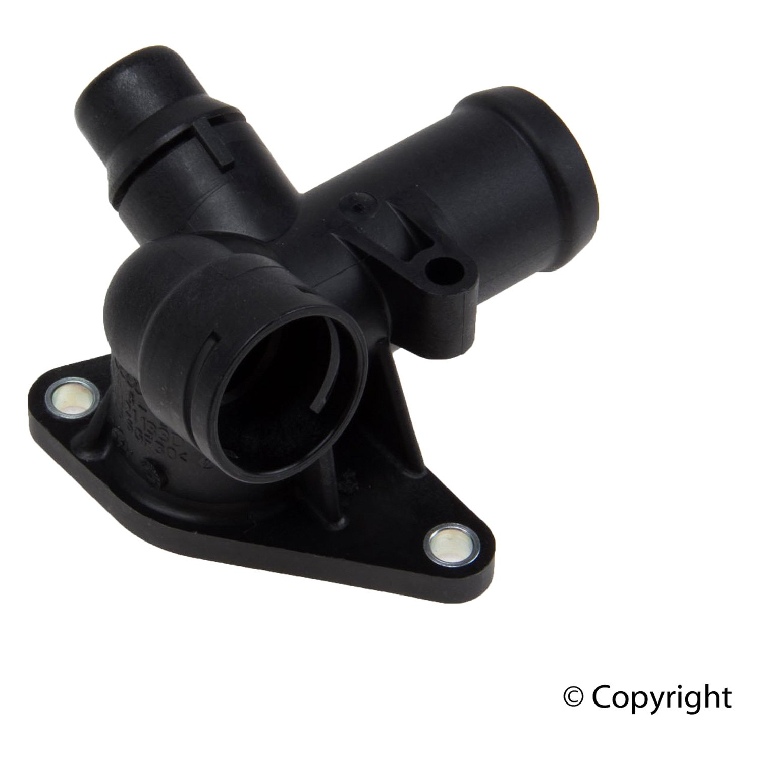 Genuine® 06B121132E - Engine Coolant Hose Flange