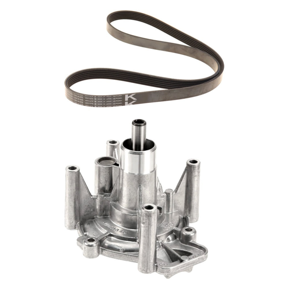 Genuine® BNDL-120217 - Engine Coolant Water Pump and Drive Belt Kit