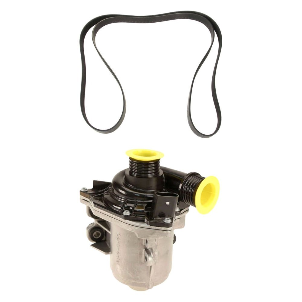 Genuine® BNDL-120455 - Engine Coolant Water Pump and Serpentine Belt Kit