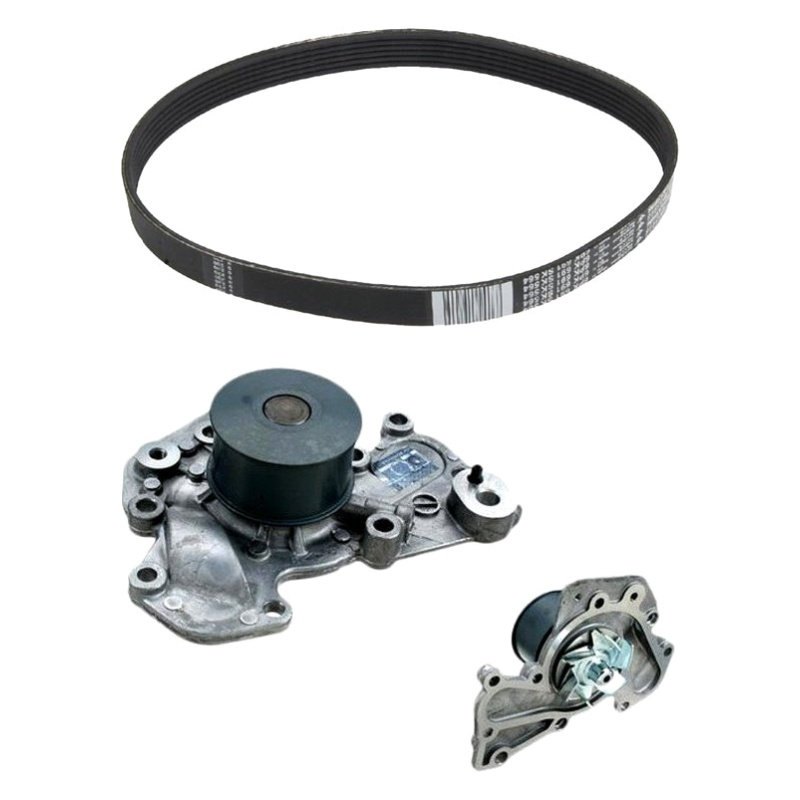 Genuine® BNDL-120650 - Engine Coolant Water Pump and Serpentine Belt Kit
