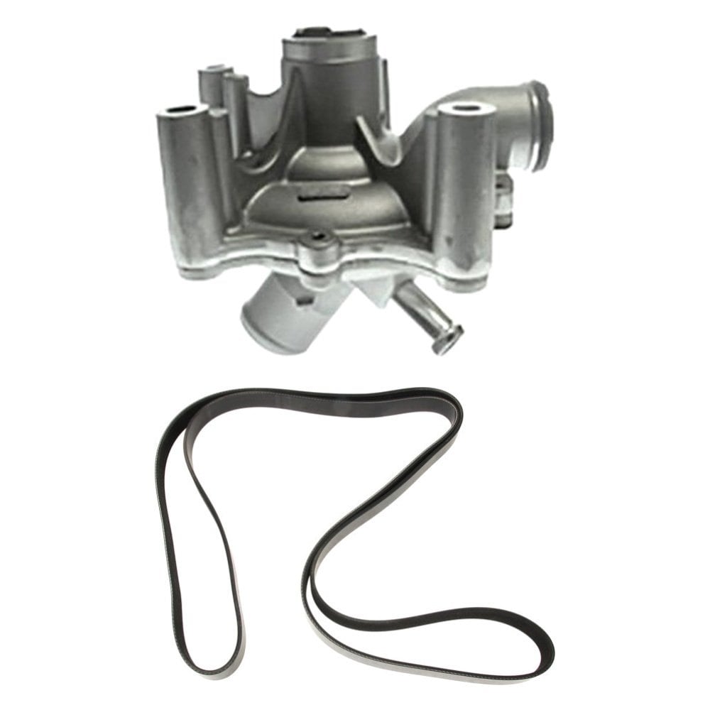 Genuine® BNDL-120809 - Engine Coolant Water Pump and Serpentine Belt Kit