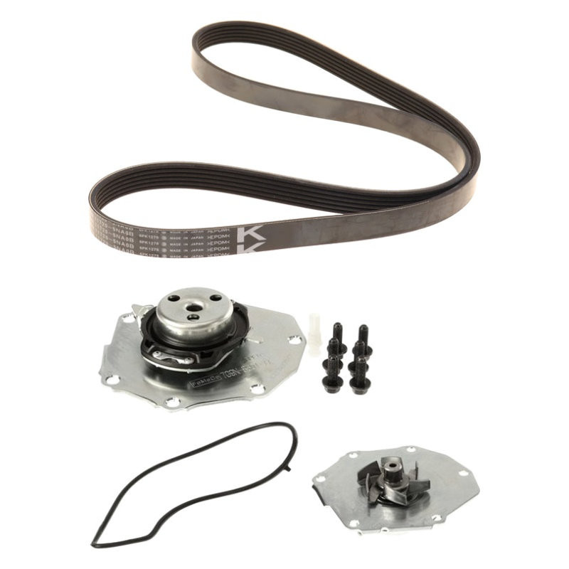 Genuine® BNDL-120844 - Engine Coolant Water Pump and Drive Belt Kit