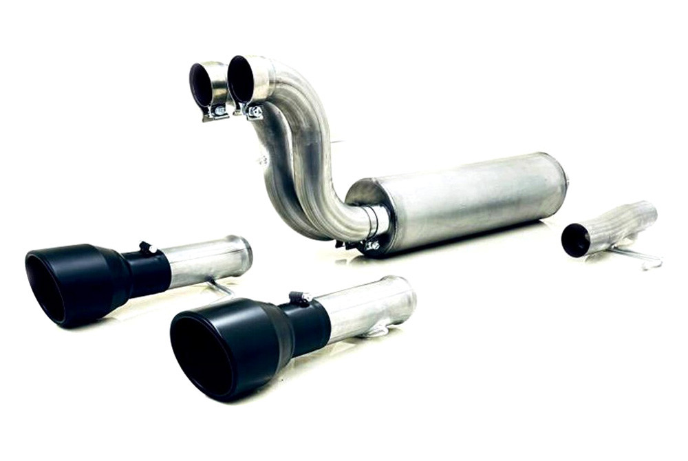 Gibson® 69226B - Black Elite™ Stainless Steel Cat-Back Exhaust System ...