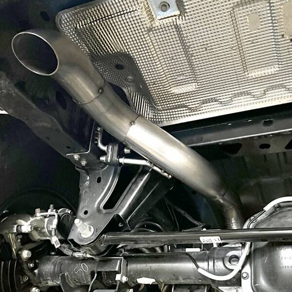 Gibson® 69552 - Trail™ 304 SS Cat-Back Exhaust System with Single Rear Exit