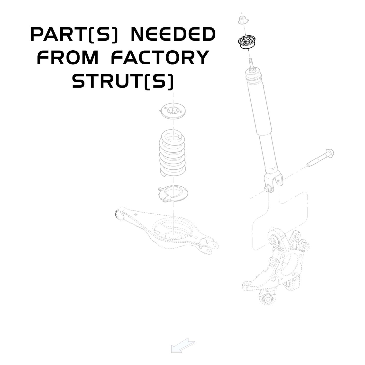 Godspeed Project® MSS0244-A - Mono-SS™ Front and Rear Coilover Kit