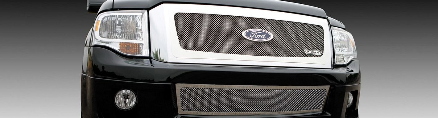 2008 Ford Expedition Custom Grilles - Billet, Mesh, LED, Chrome, Black