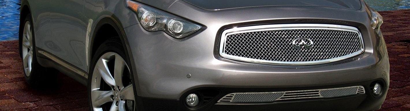 2010 Infiniti FX50 Custom Grilles - Billet, Mesh, LED, Chrome, Black