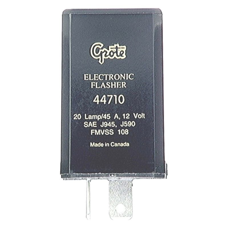 Grote® 44710 - 20-Light Electronic Flasher for Fits standard round socket