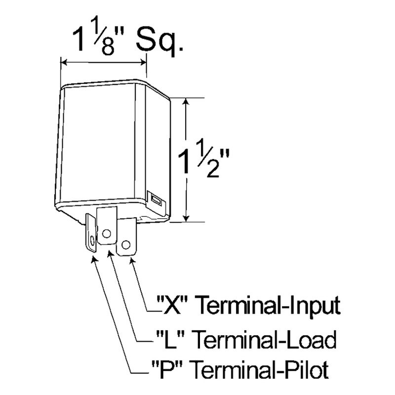 Grote® 44890 - Variable-Load Electronic LED Flasher