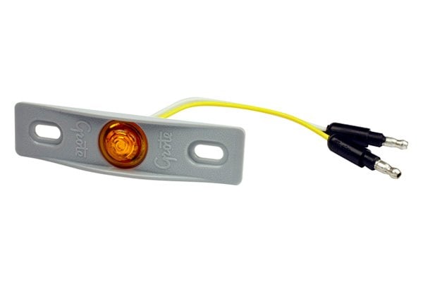 Grote® 49413 - Micronova™ 1" Round Amber LED Side Marker Light