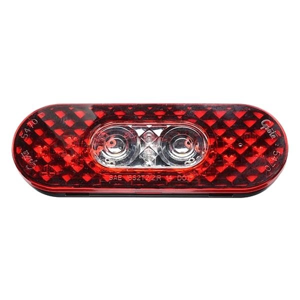 Grote® 54702 - 6" Red Oval Grommet/Bracket Mount LED Combination Tail ...