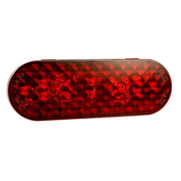 Grote® 54762 - 6" Red Oval Bracket Mount LED Combination Tail Light