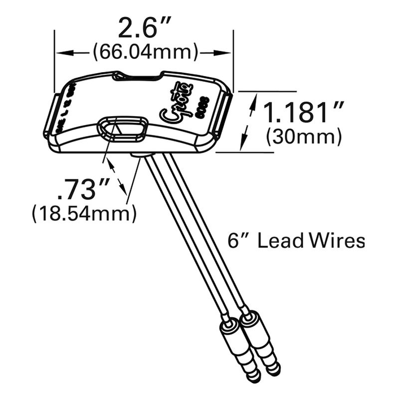 Grote® 60671 - MicroNova™ Multi-Volt LED License Plate Light