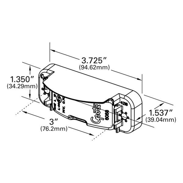 Grote® 60691 - MicroNova™ Multi-Volt LED License Plate Light