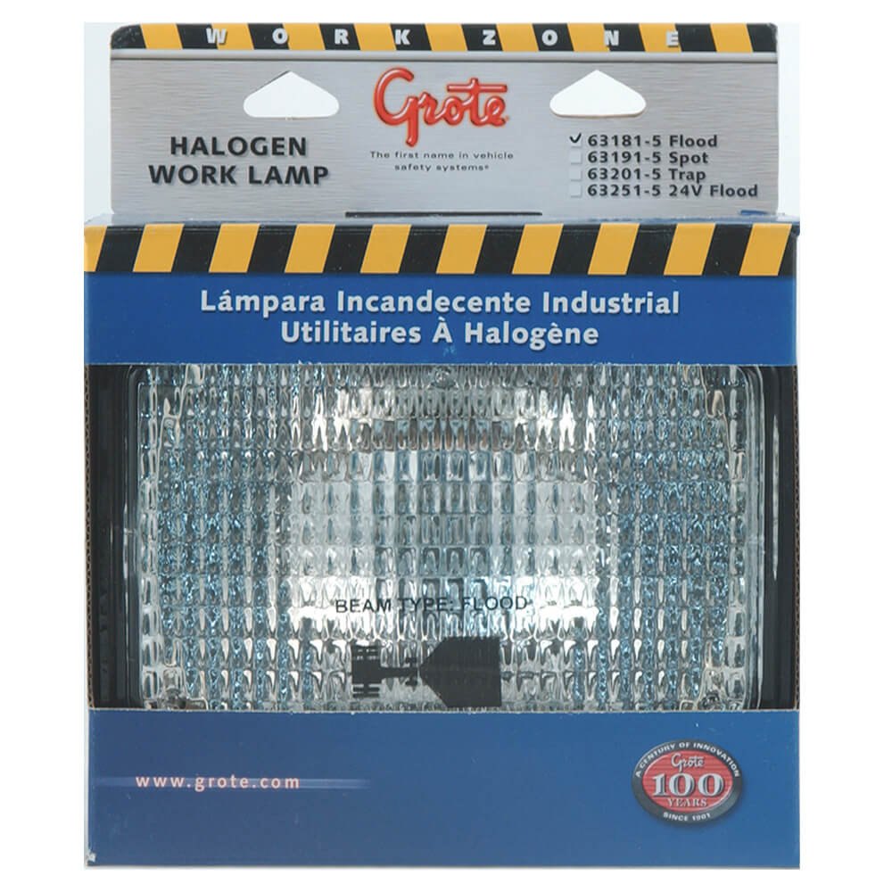 Grote® - Large 6.9"x5.5" Rectangular Light Retail Pack