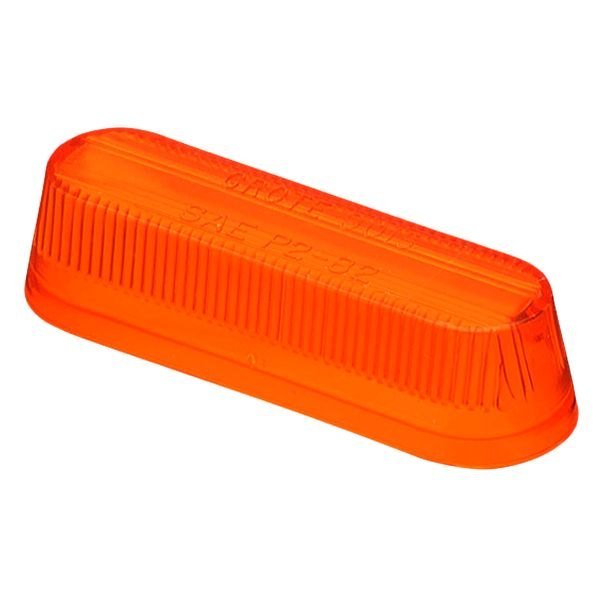 Grote® 90153-5 - 3.5"x1.1" Amber Oval Lens for Clearance Marker Lights