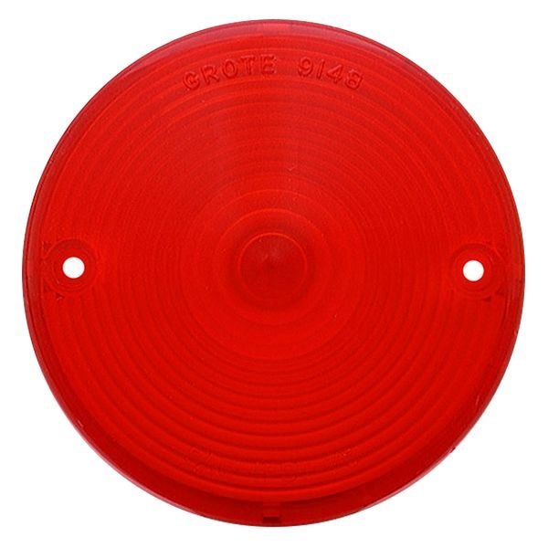 Grote® 91482 - Red Round Lens for Stop/Turn/Tail Lights