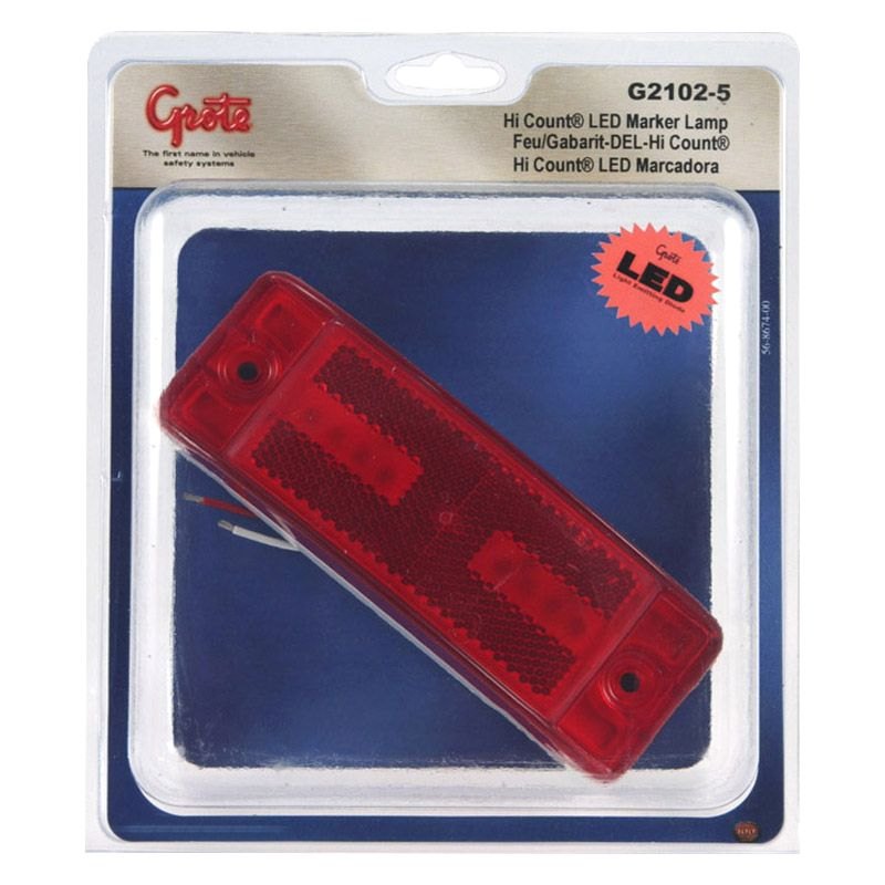 Grote® - Hi Count Turtleback® II LED Clearance Marker Lights