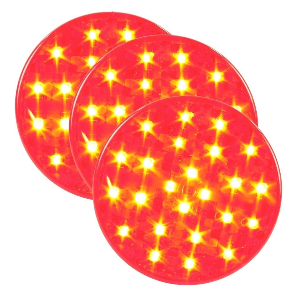 Grote® G4002-3 - Hi Count 4" Red Round LED Tail Lights