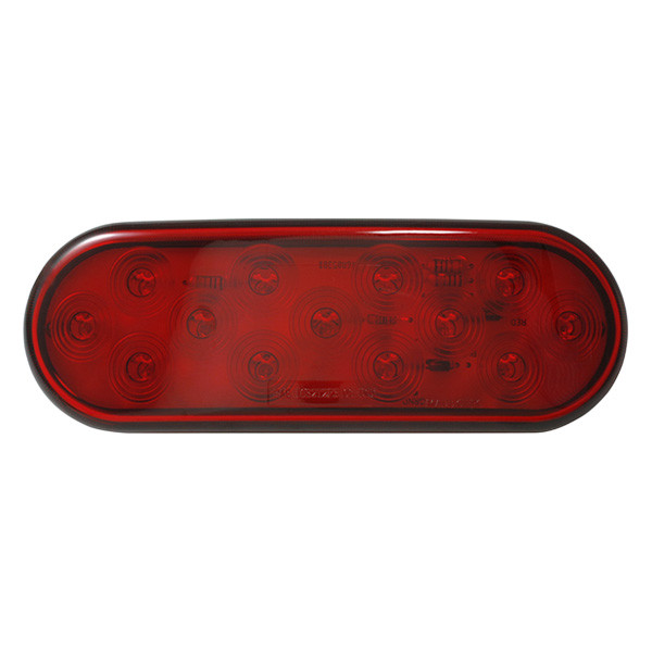 Grote® STT5000RPG - Choice Line 6" Red Oval Grommet/Bracket Mount LED ...