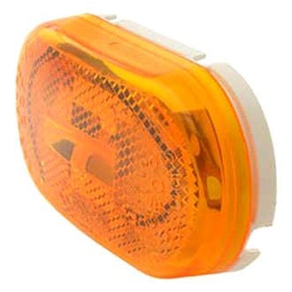 Grote® 45933 - Oval 4"x2" Amber Crystal Side Marker Light