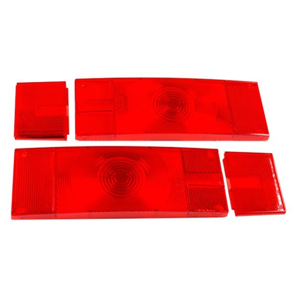 Grote® 90652 - Low-Profile Red Rectangular Lens for Clearance Marker Lights