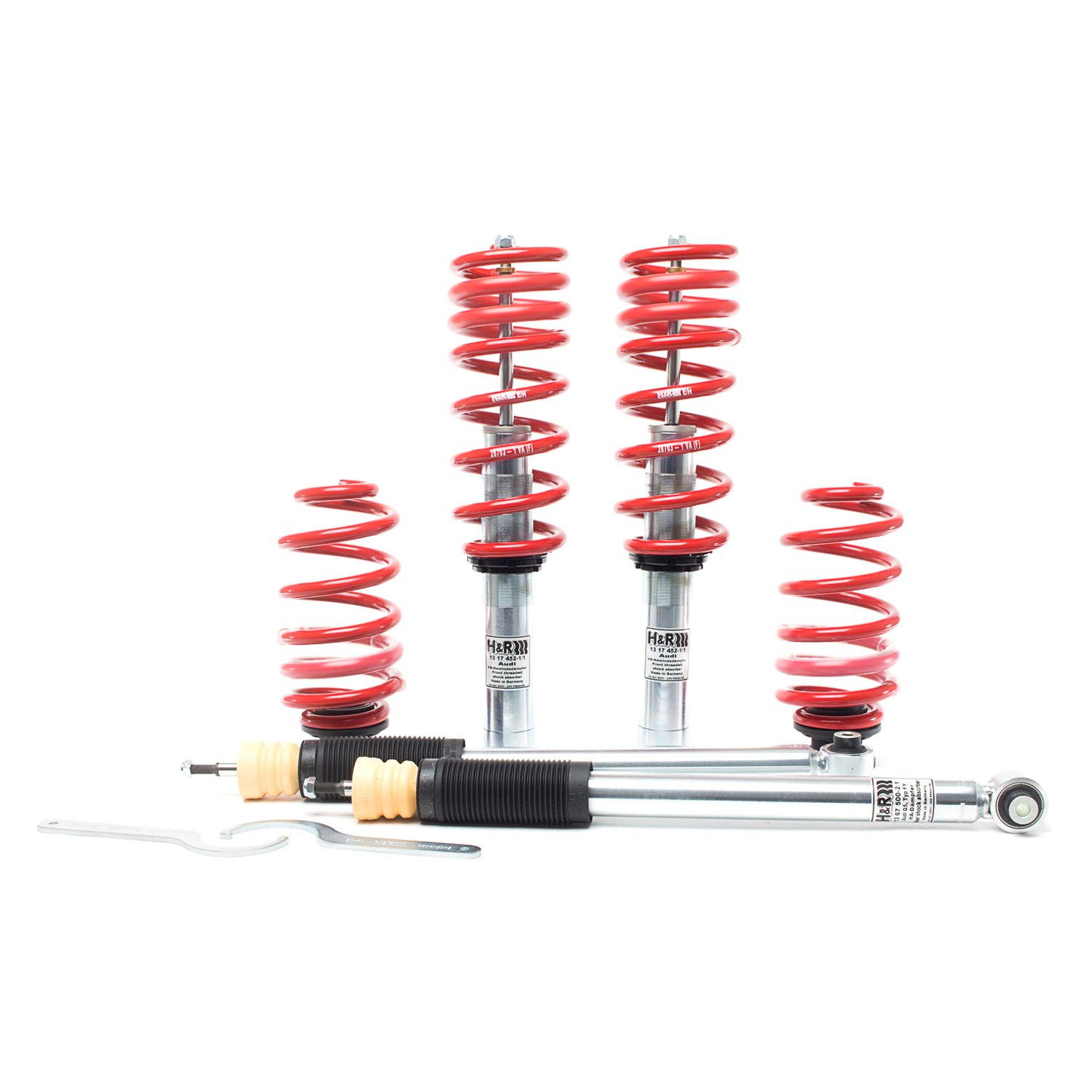 H&R® 28703-1 - 0.75"-2" x 1.2"-2.4" Street Performance Front and Rear ...