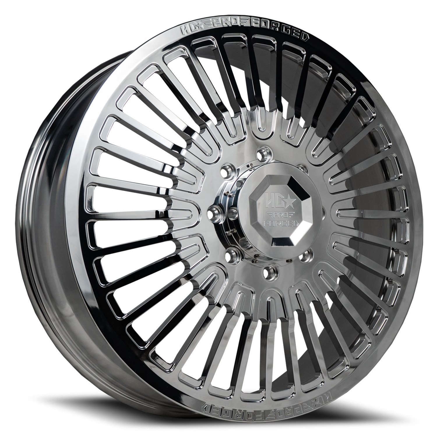 HD PRO FORGED® FORGED DUALLY HD06 WARHOG Wheels - Polished Rims ...