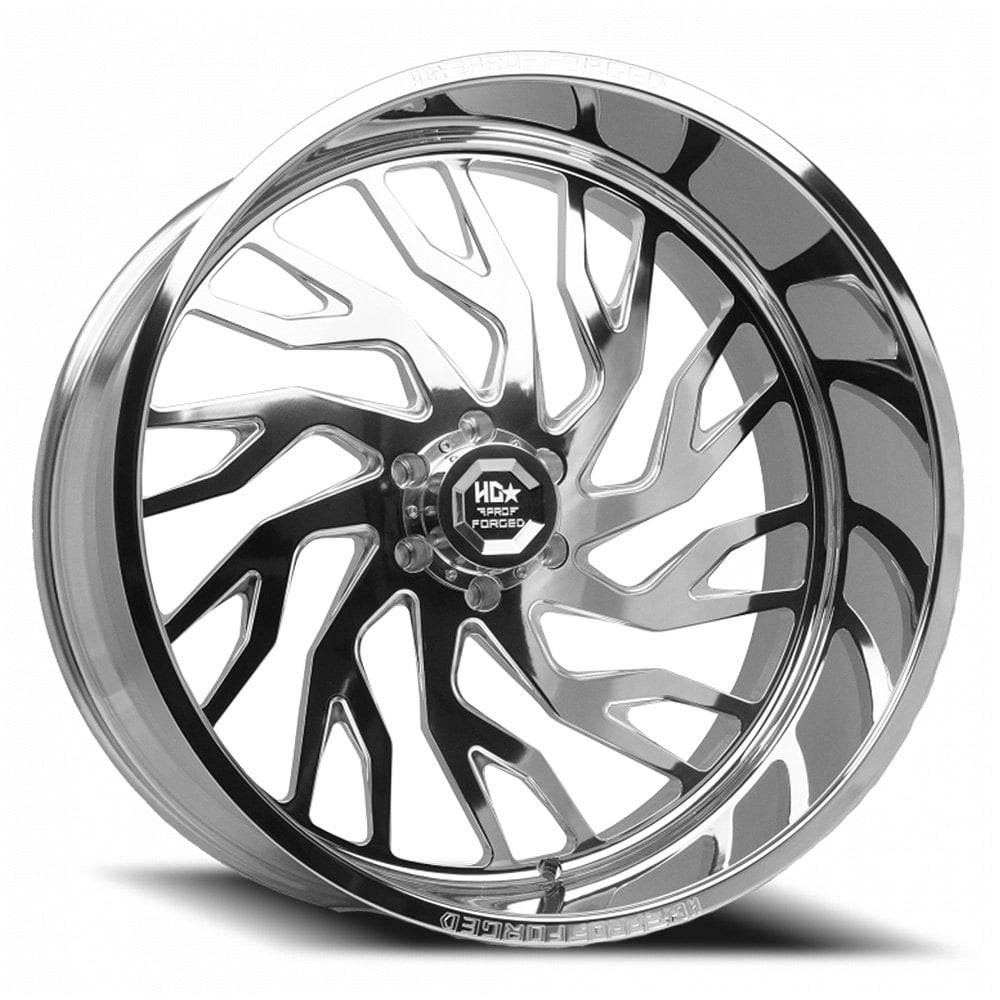 HD PRO FORGED® FORGED LHD PRO 2 HUEY Wheels - High Polished Rims ...