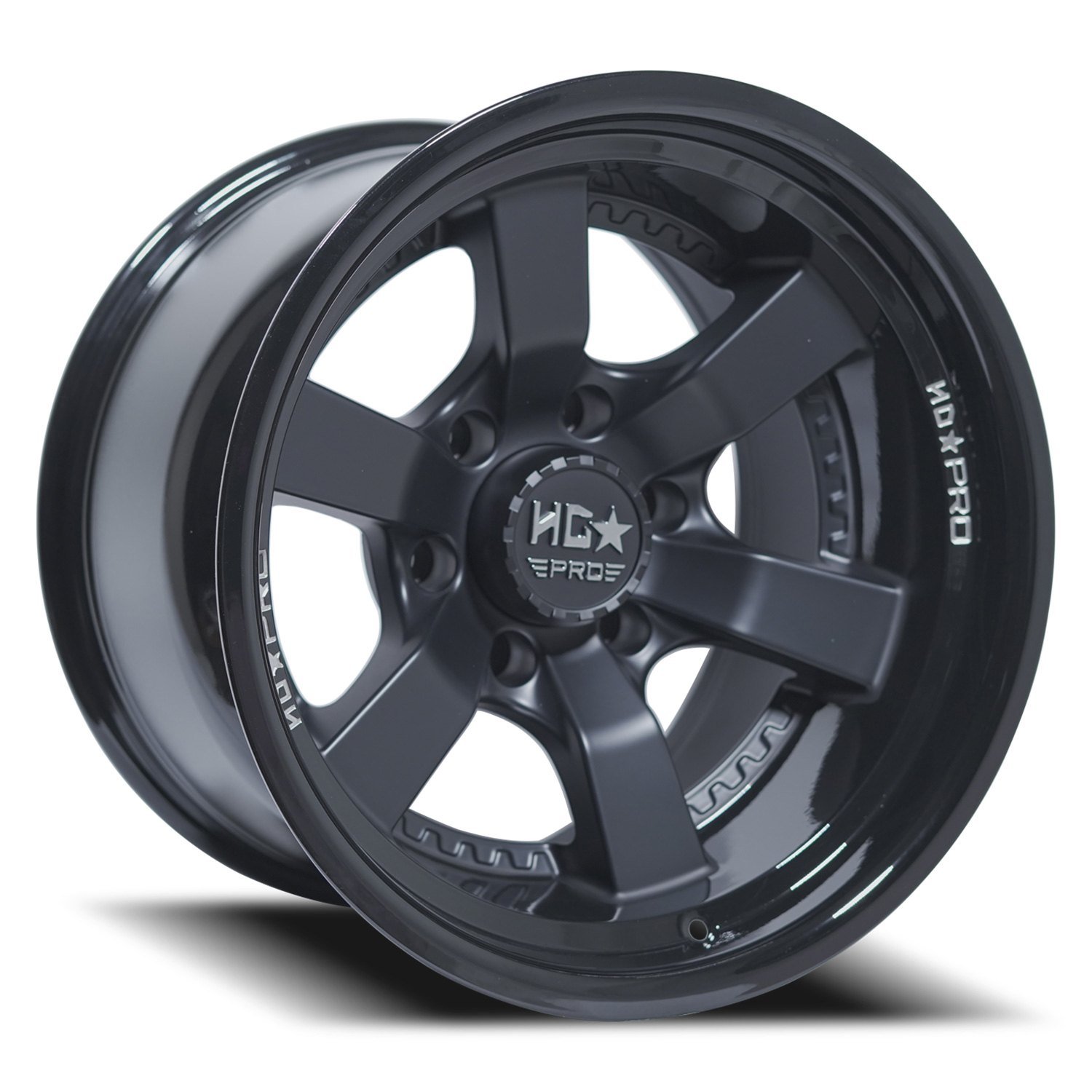 HD PRO® LHD PRO 7 Wheels - Matte Black with Gloss Black Lip Rims ...