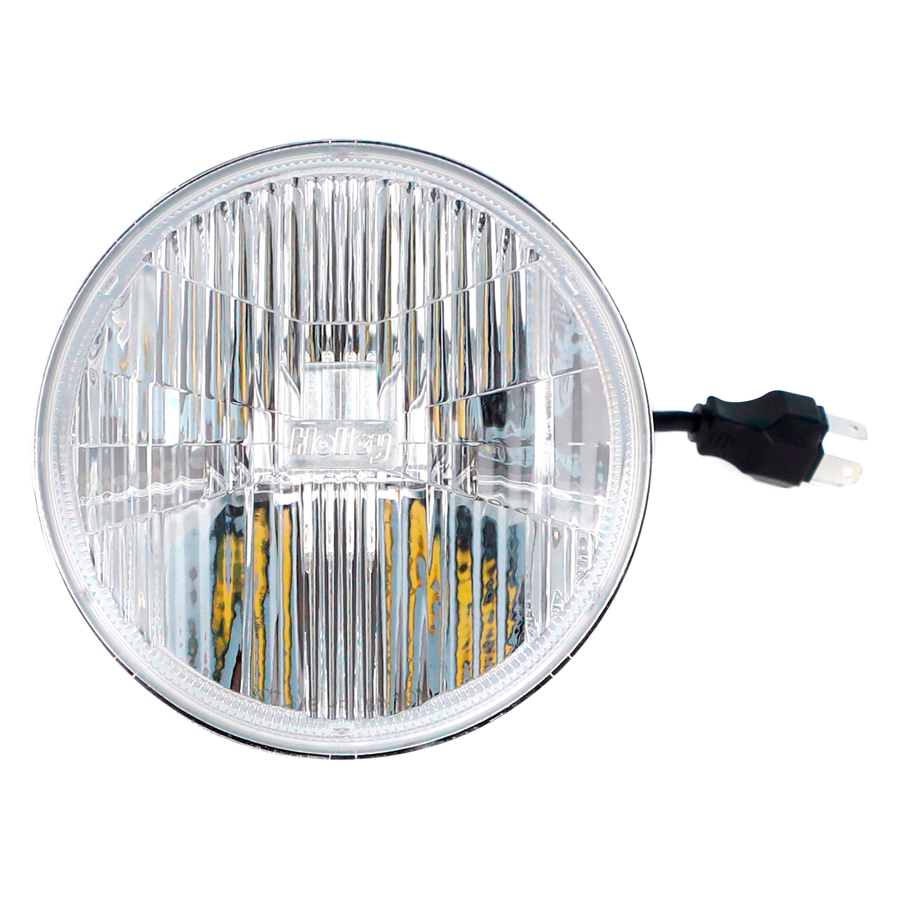 Holley RetroBright® LFRB145 - 5 3/4" Round Chrome RetroBright™ LED ...