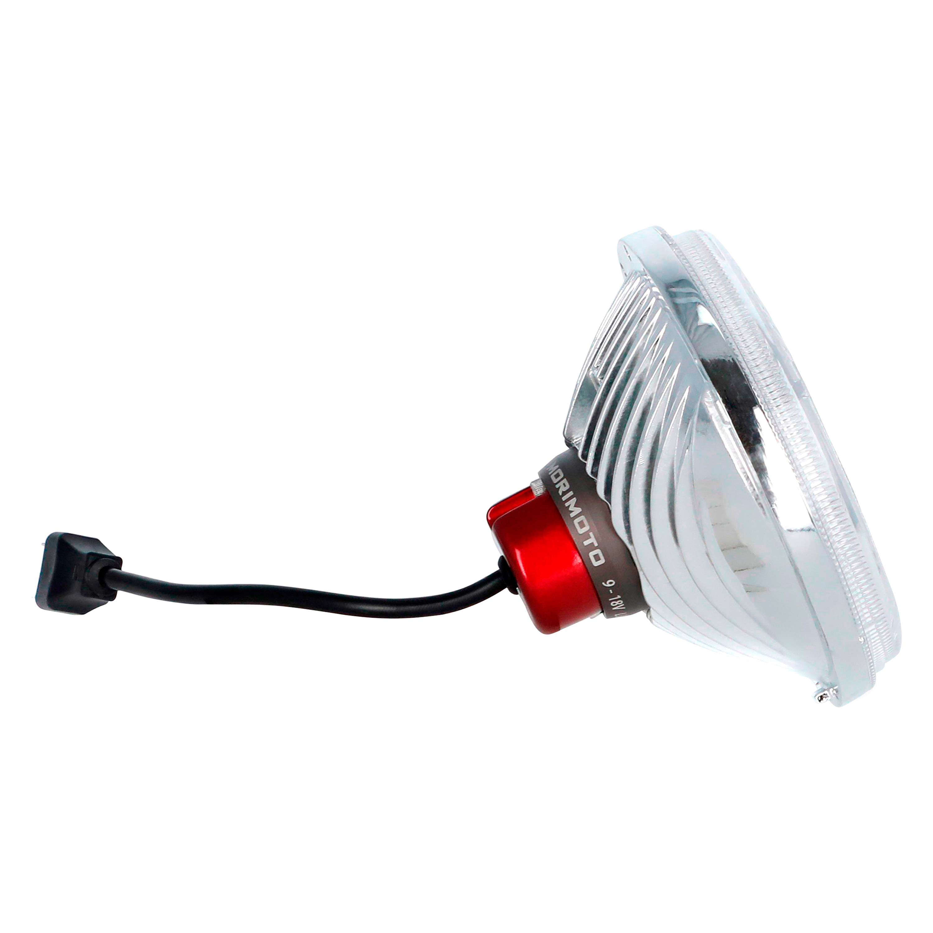 Holley RetroBright® LFRB145 - 5 3/4" Round Chrome RetroBright™ LED ...