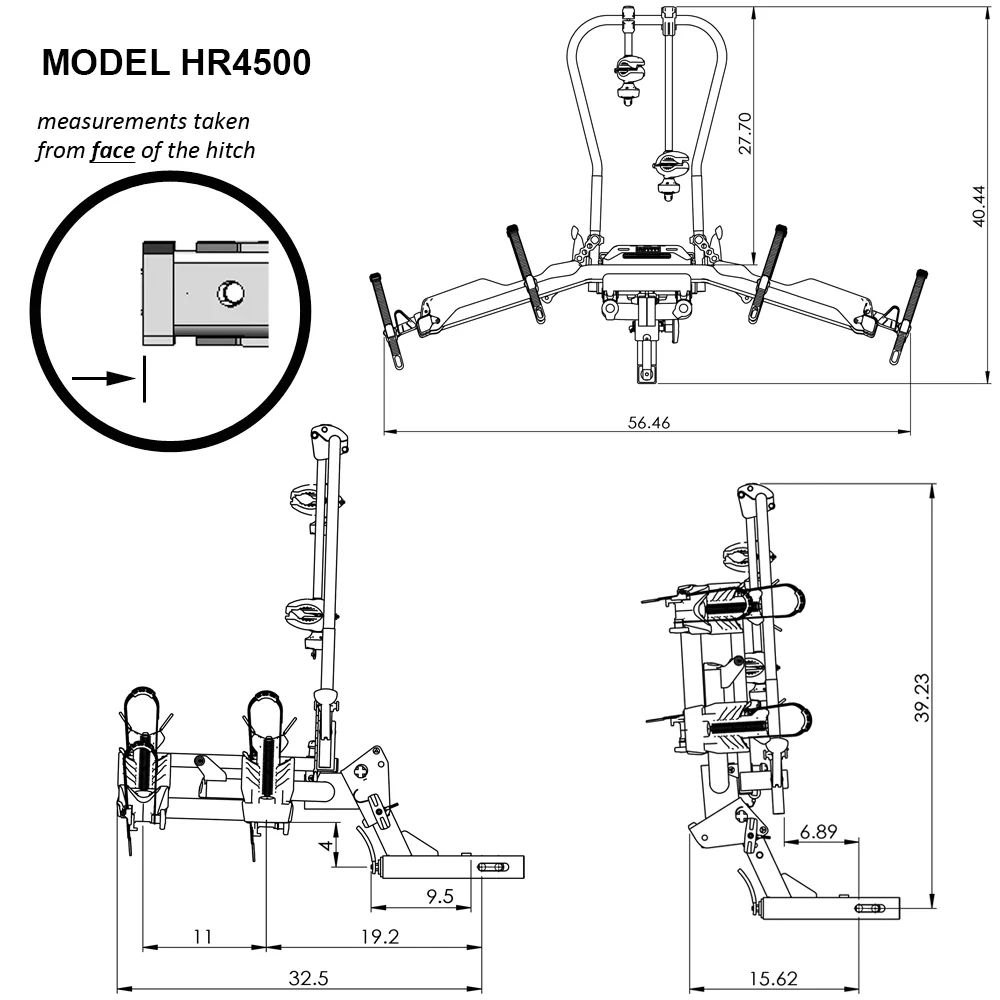 Hollywood Racks® HR4500 - Destination E Bike Rack