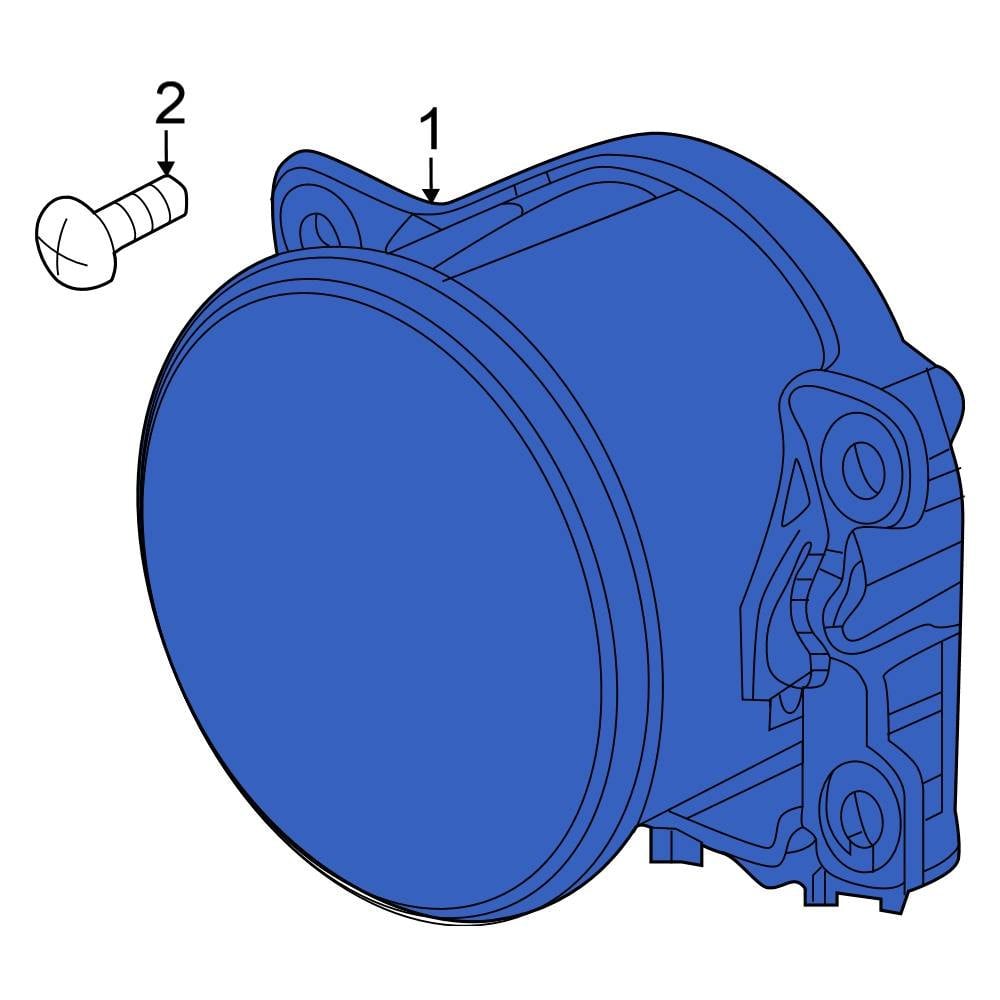 Honda OE 33950TEYY01 - Front Left Fog Light