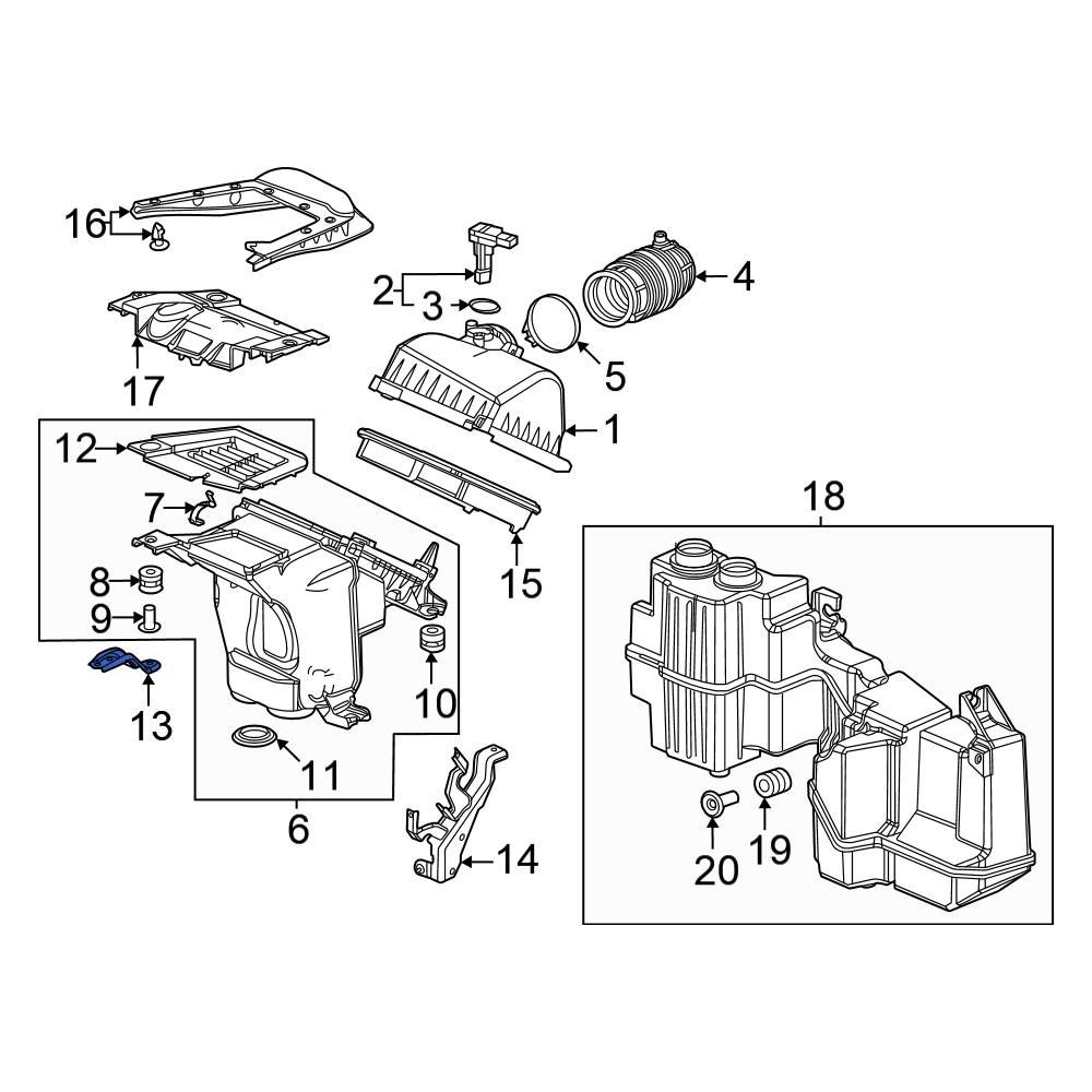 Honda OE 1726264SA00 - Air Cleaner Bracket