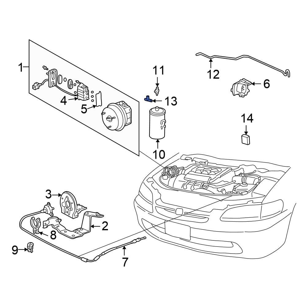Honda OE 36010PA6004 - Vacuum Line Adapter