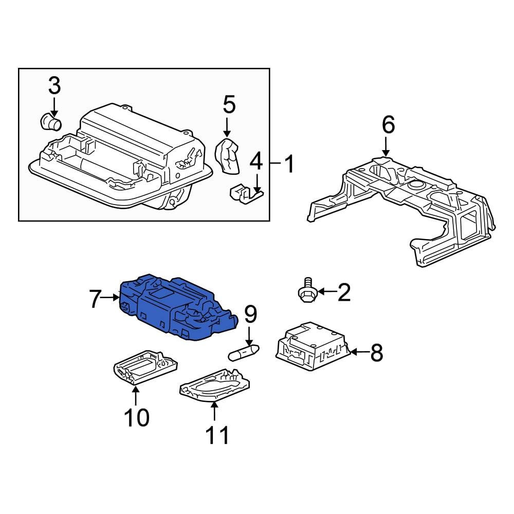Honda OE 34404SDAA22 - Reading Light