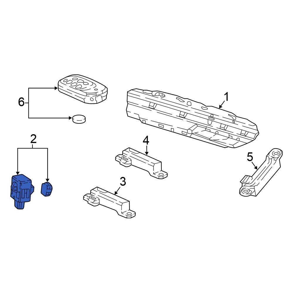 Honda OE 74940TX6003 - Anti-Theft Alarm Siren