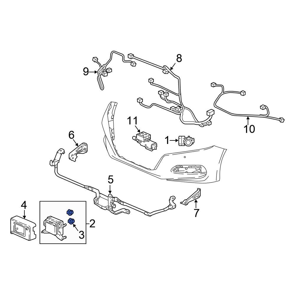 Honda OE 36806TLAA01 - Cruise Control Distance Sensor Nut