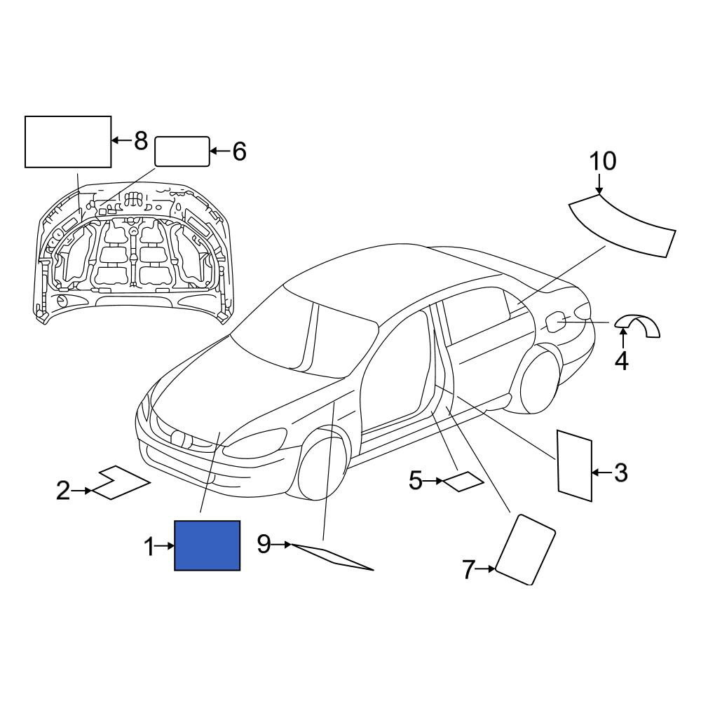Honda OE 80050T39A01 - A/C System Information Label