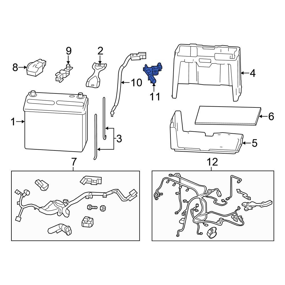 Honda OE 38920TR0A02 - Battery Temperature Sensor