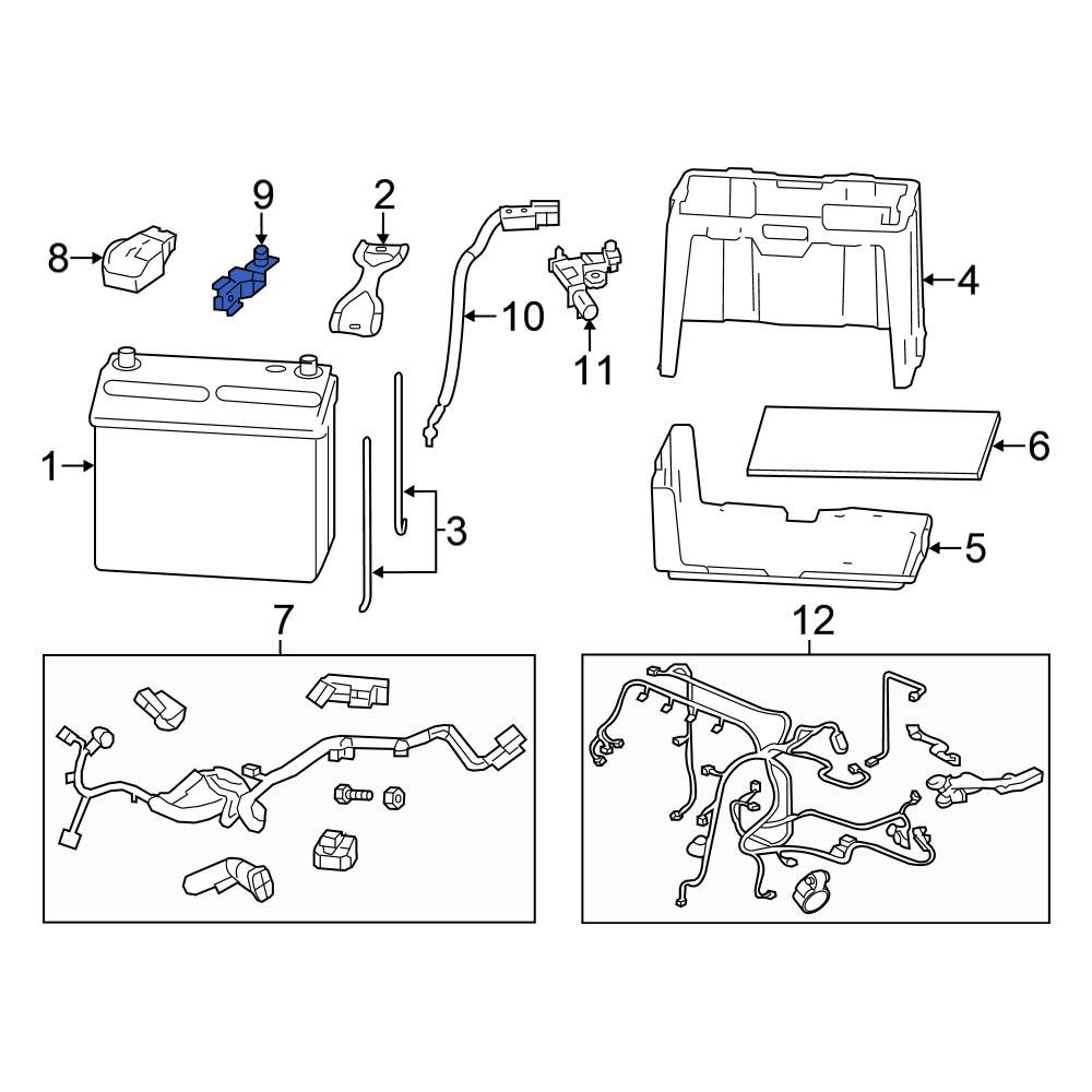 Honda OE 38920TR0A02 - Battery Current Sensor