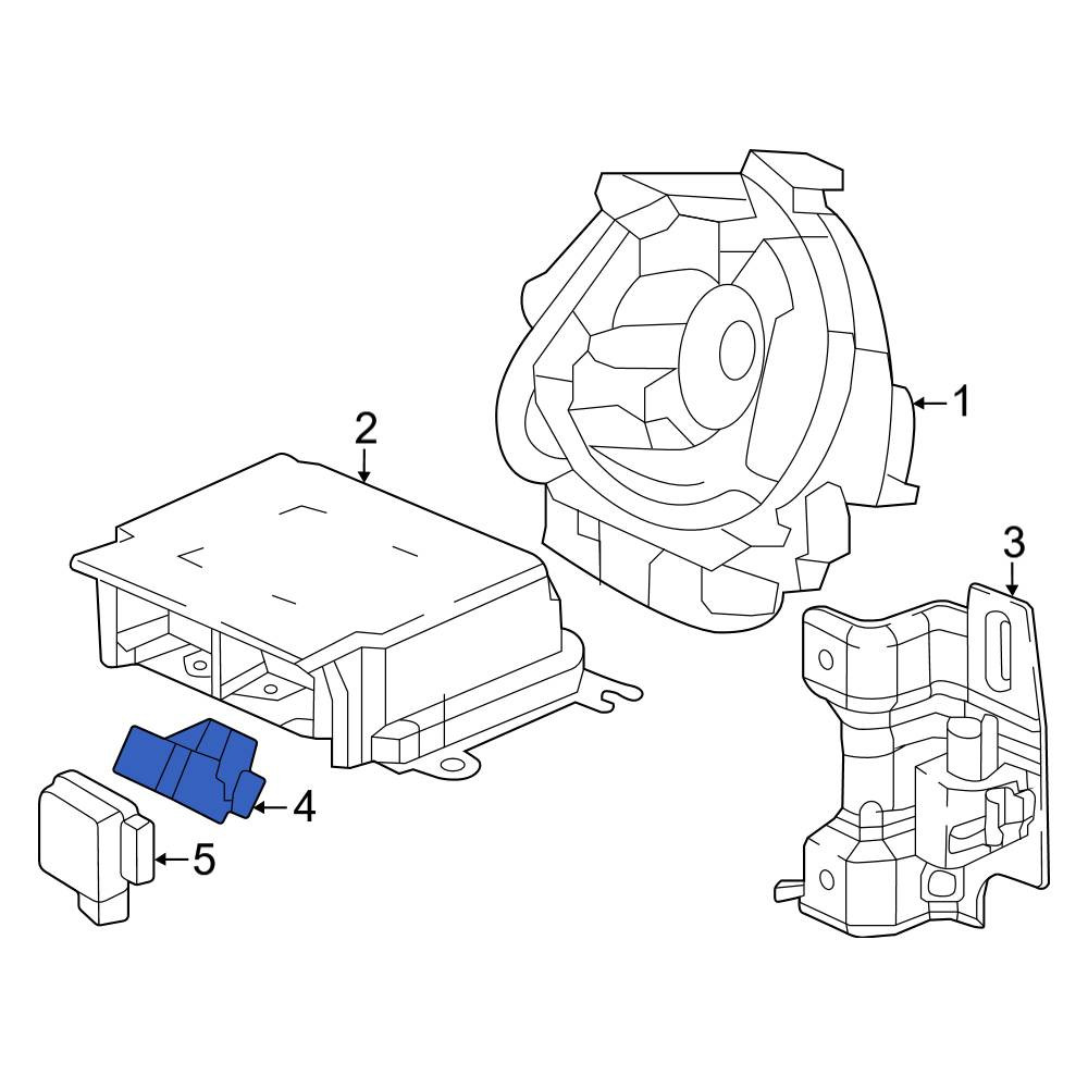 Honda OE 779303V0B11 - Front Right Air Bag Impact Sensor