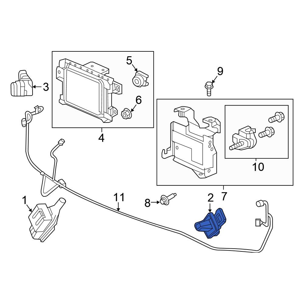 Honda OE 91555TR0G01 - Ambient Air Temperature Sensor Clip