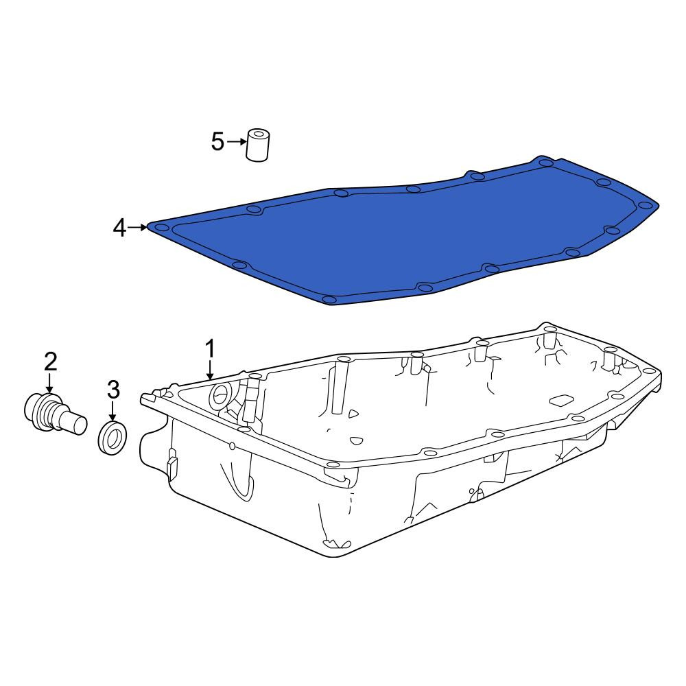 Honda OE 21814RJ2003 - Transmission Oil Pan Gasket