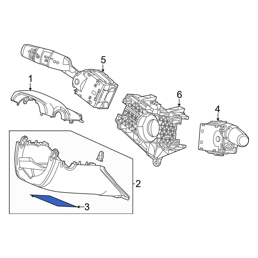 Honda OE 256185T0000 - Engine Decal